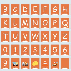 Construction Printable Banner | Digital | Printable | Birthday | Baby ...