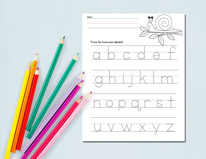 Spring Theme Alphabet Trace | Tracing Worksheets | Coloring Pages ...