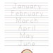 Months of the Year Handwriting Worksheets | Days of the Week ...