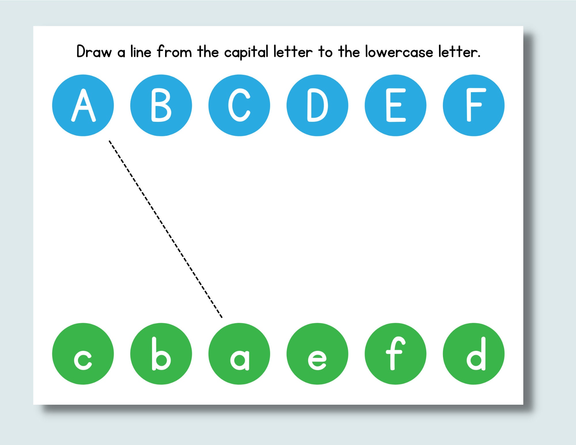No Cut Busy Book Alphabet Printable Download Abc's Tracing Preschool ...