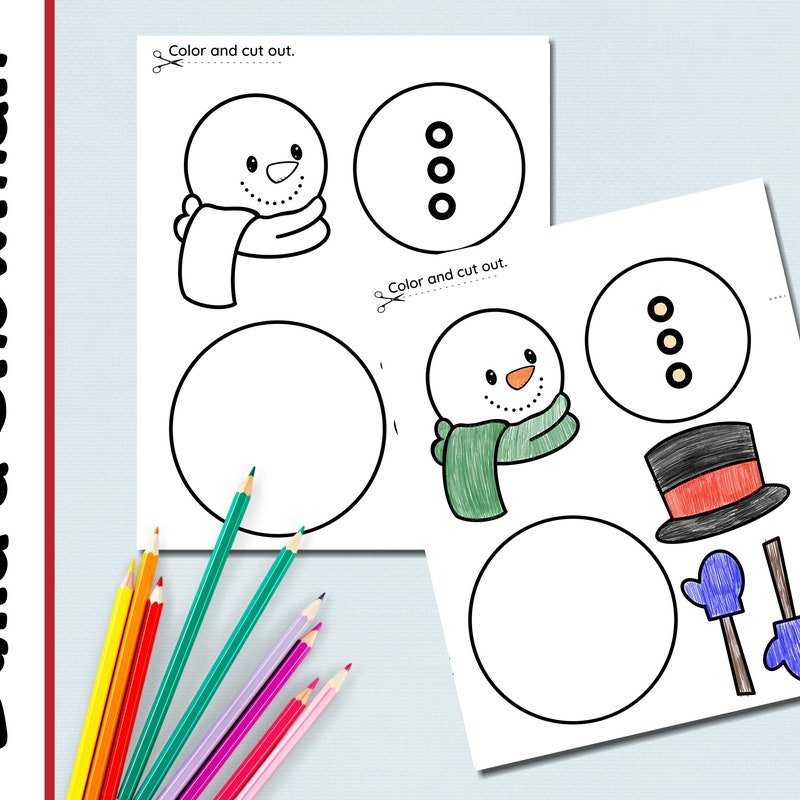 Snowman Craft - Etsy