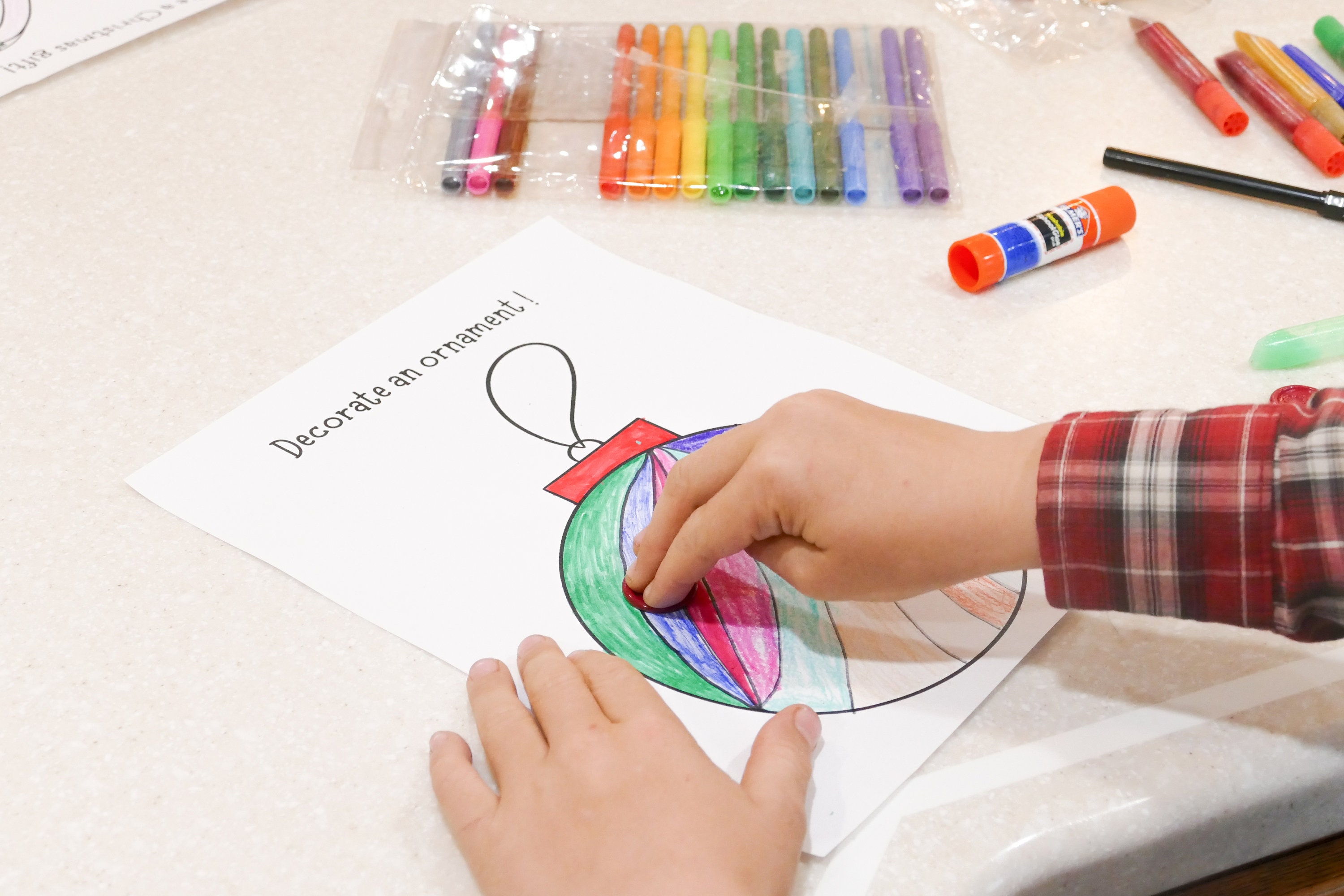 5 Decorate Christmas Pages Kids Craft Pages 5 Christmas Coloring Pages ...