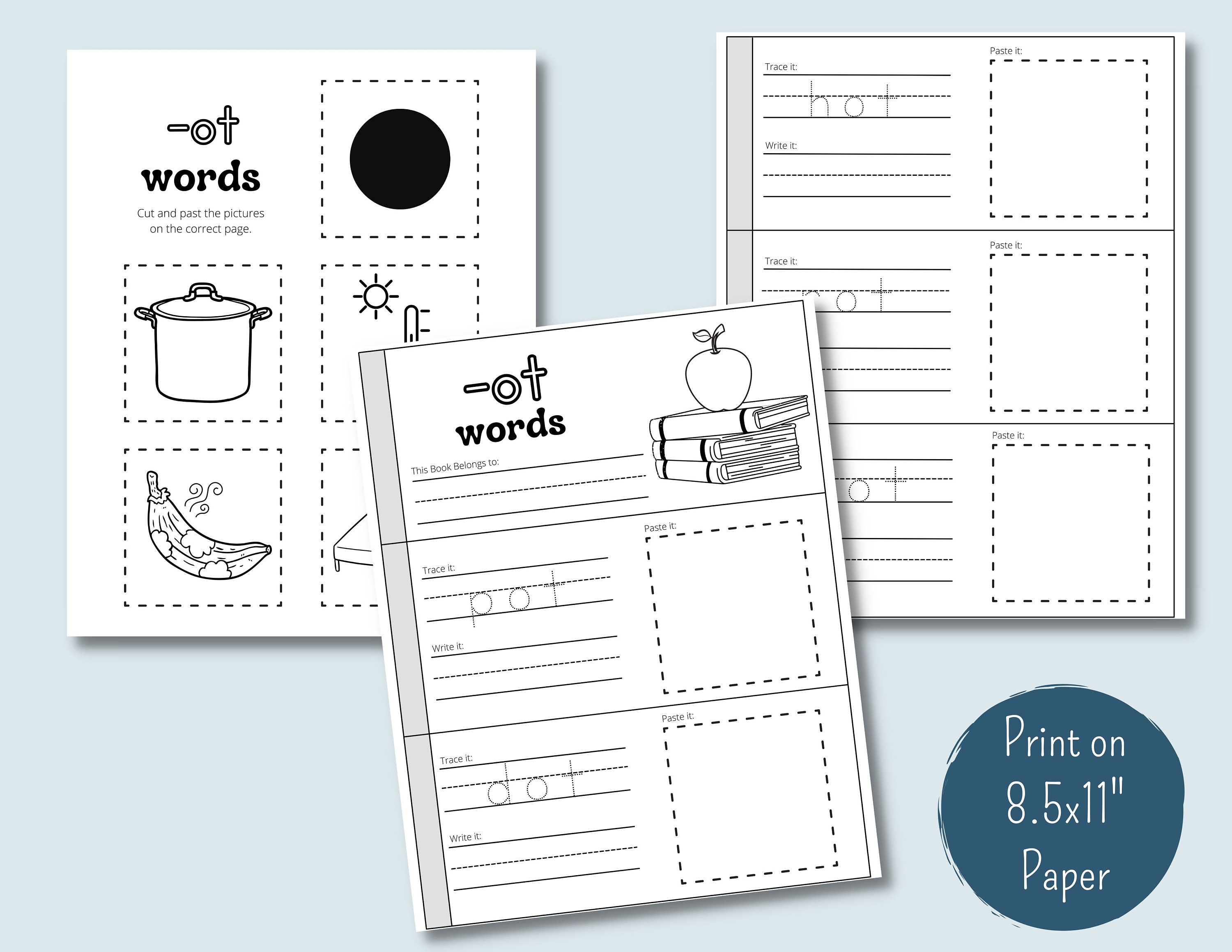 CVC Books Set 3 CVC Words Printable Phonics CVC Words Early Reading ...