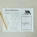 Secret Sentence Worksheets CVC Words Sight Words Handwriting Letter ...