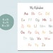 Printable Alphabet Chart | ABC Chart | Learning ABC | Educational Chart ...