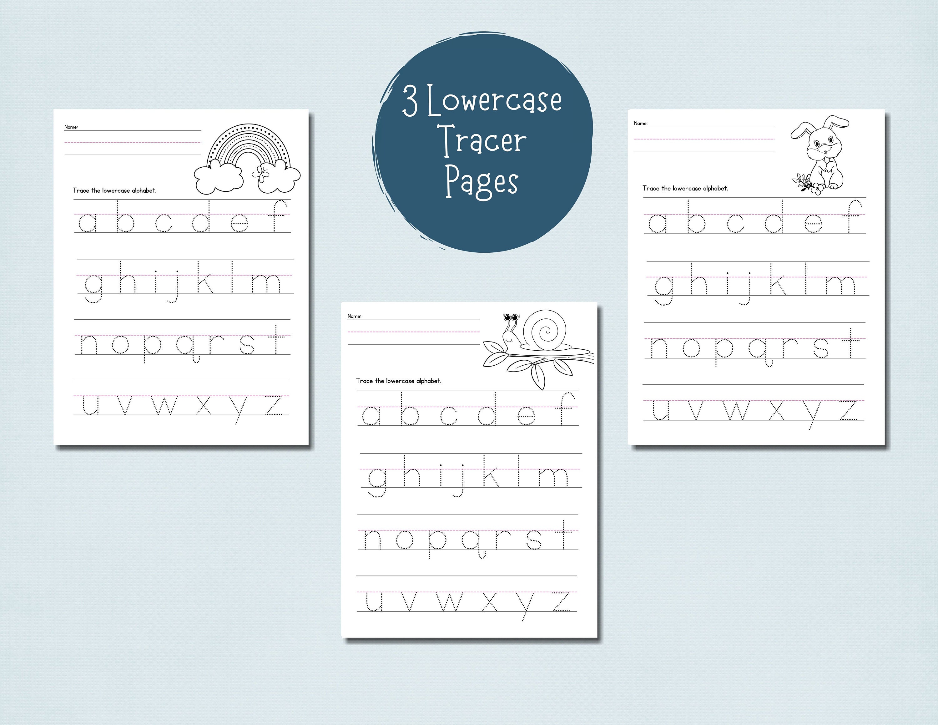 Spring Theme Alphabet Trace | Tracing Worksheets | Coloring Pages ...