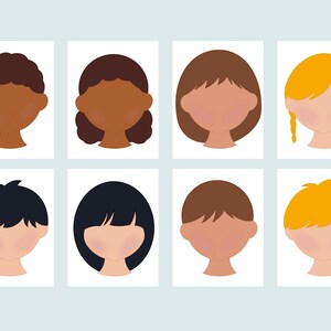 Blank Face | No Cut Busy Book | Playdough Mats | Printable Download ...