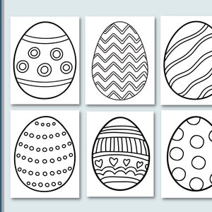 20 Easter Egg Coloring Pages | Variety | Coloring | Printable Coloring ...
