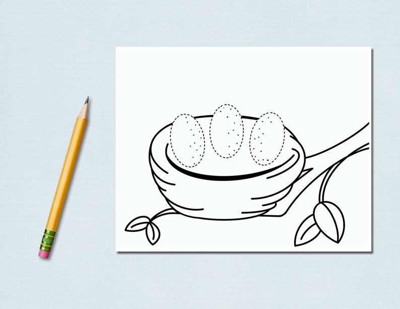 Nature Tracer Pages Kids Trace Pages Kids Coloring Pages - Etsy