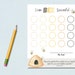 Goal Reward Chart Kids Goal Chart Printable Reading Chart Bee Chart ...