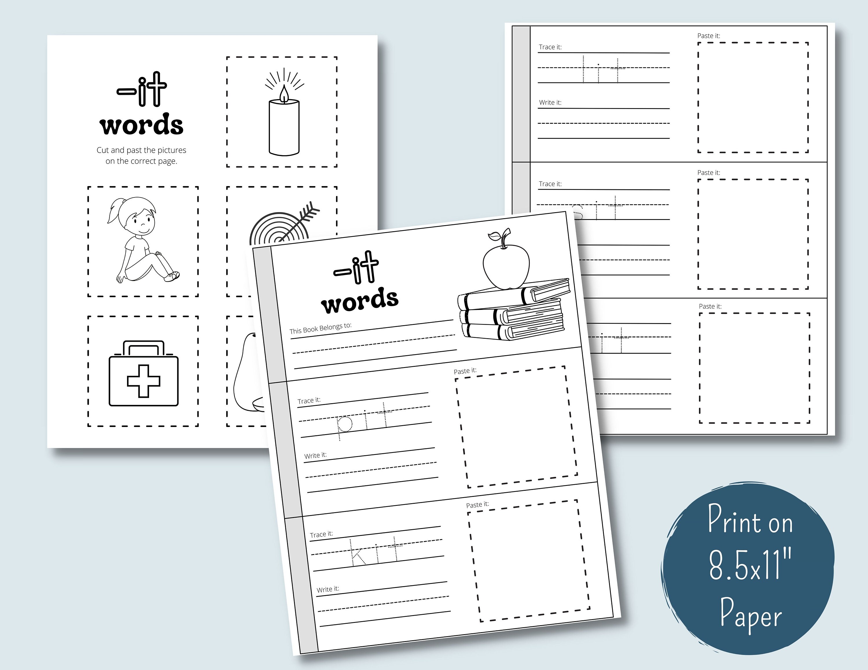 CVC Books Set 3 CVC Words Printable Phonics CVC Words Early Reading ...