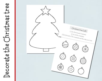 3D Christmas Tree Craft | Cut and Paste | Christmas Craft | Activity ...