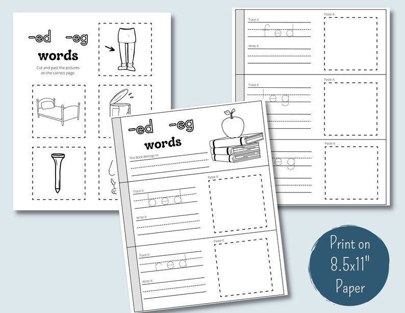 CVC Books Set 2 CVC Words Printable Phonics CVC Words Early Reading ...