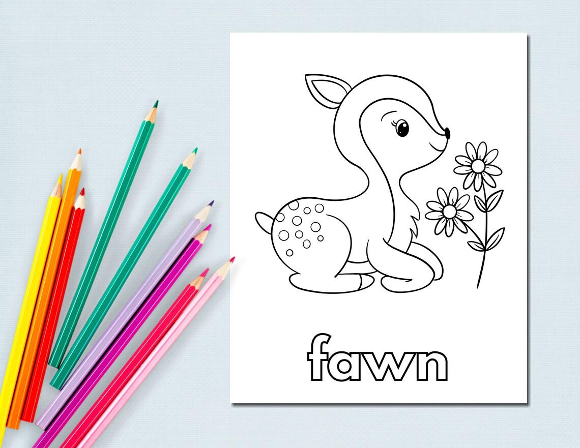 10 Woodland Animals Coloring Pages | Coloring Sheet | Forest Animals ...