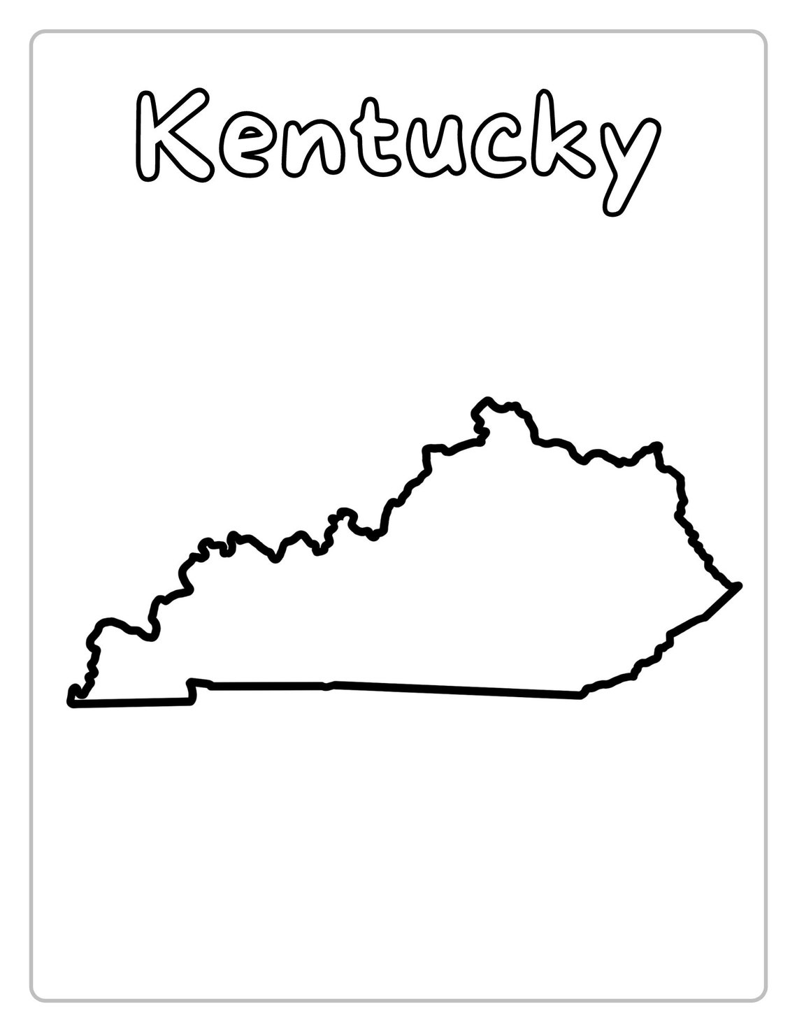 50 States Coloring Pages USA Geography USA Coloring Pages | Etsy