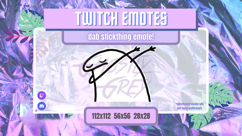 Dab Stickthing Emote | Meme Twitch Emotes | Twitch Emote Funny ...