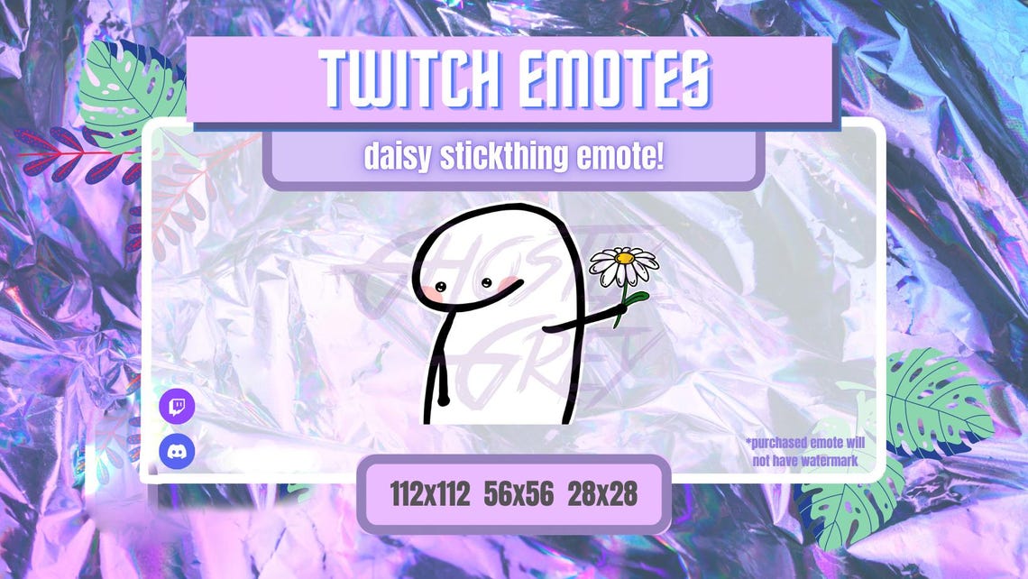 Daisy Stickthing Emote | Meme Twitch Emotes | Twitch Emote Funny ...