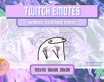 Hair Pull Stickthing Emote | Meme Twitch Emotes | Twitch Emote Funny ...