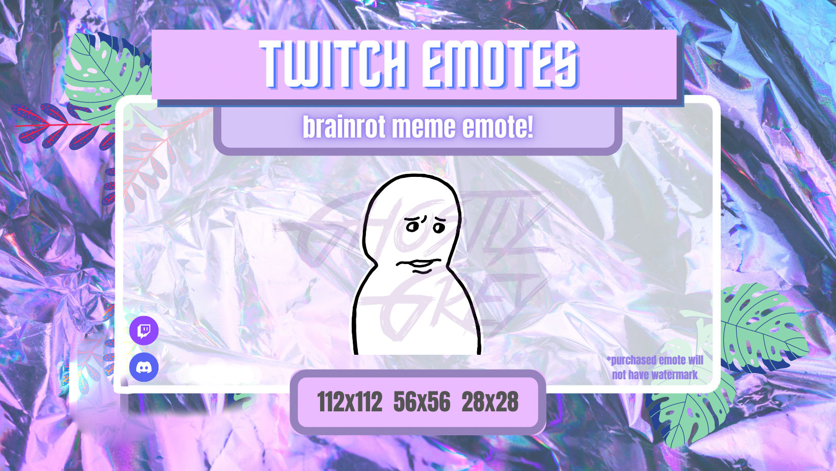 Brainrot Meme Emote | Meme Twitch Emotes | Twitch Emote Funny | Youtube ...