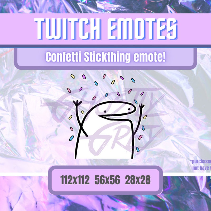 Halloween Confetti Emote - Etsy