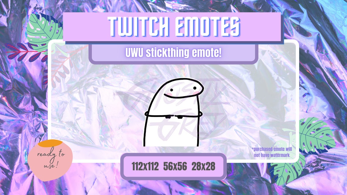 UWU Stickthing Emote | Meme Twitch Emotes | Twitch Emote Funny ...