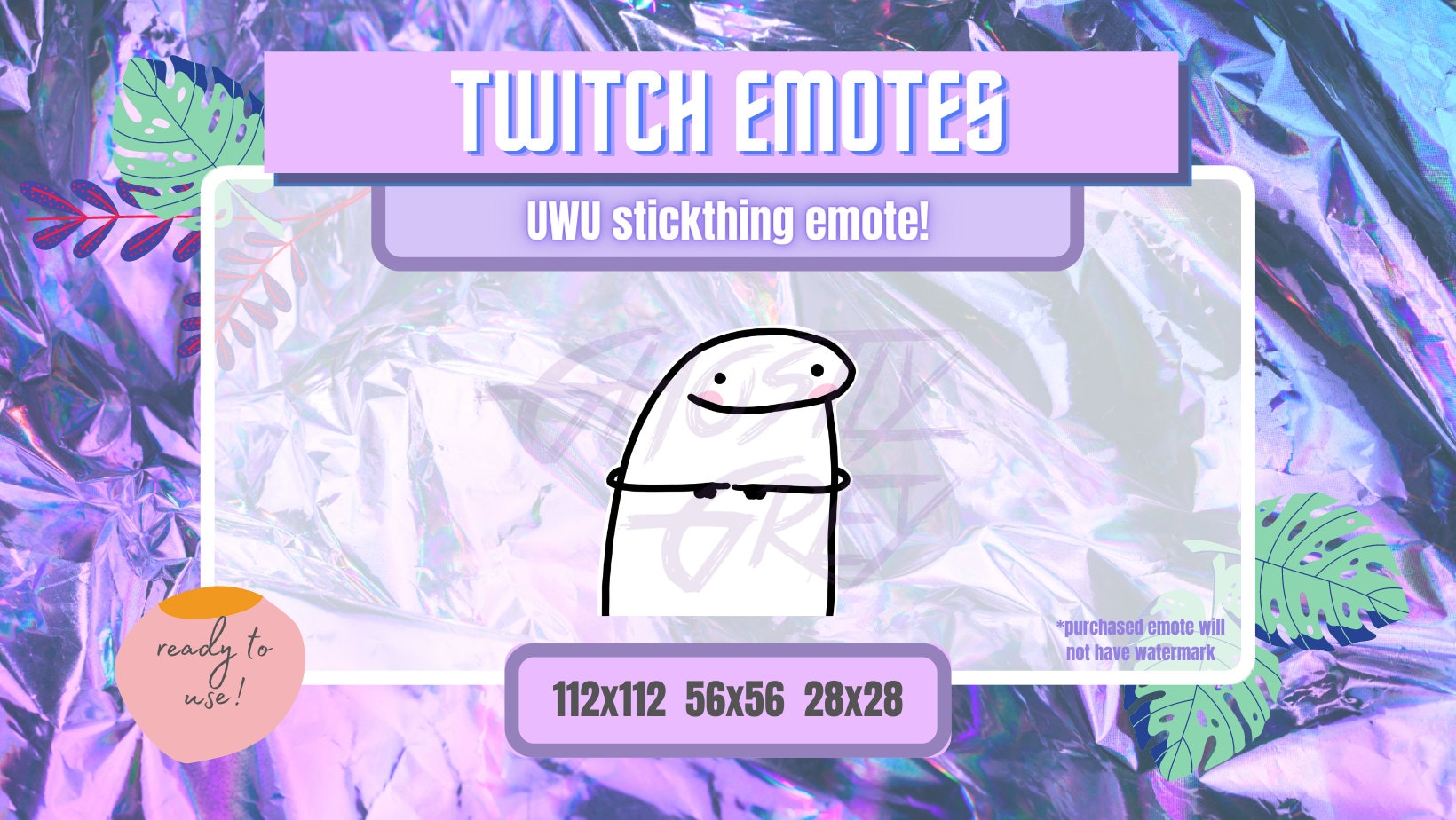 UWU Stickthing Emote | Meme Twitch Emotes | Twitch Emote Funny ...