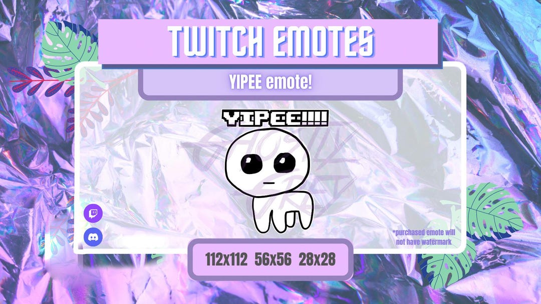 Yipee Meme Emote | Meme Twitch Emotes | Twitch Emote Funny | Youtube ...