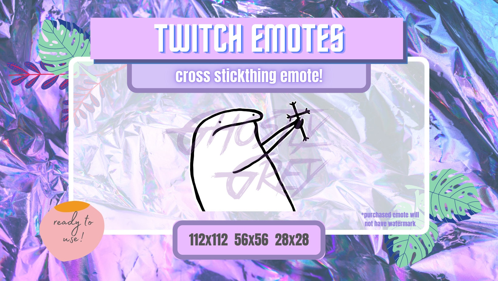 Cross Stickthing Emote | Meme Twitch Emotes | Twitch Emote Funny ...
