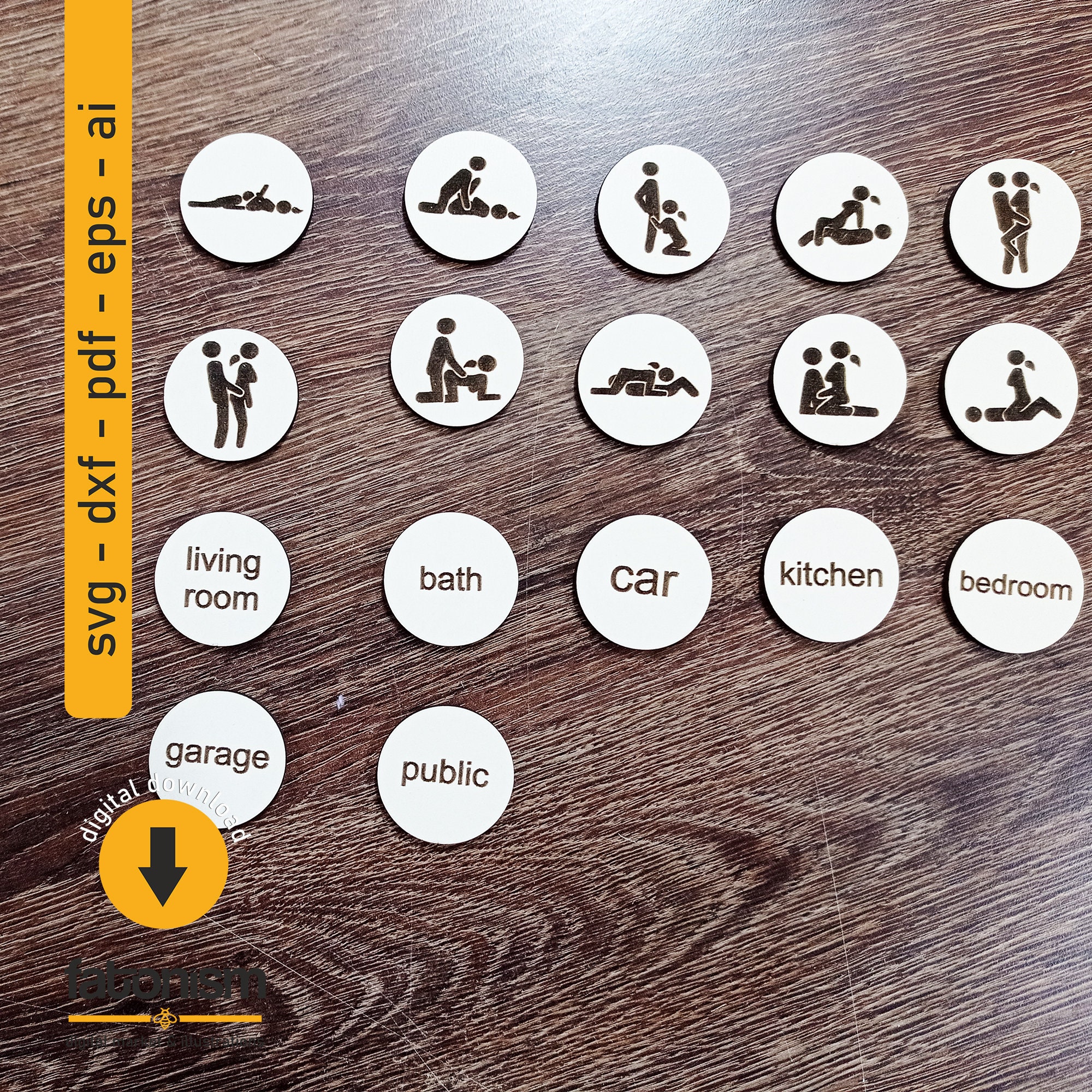 Kama Sutra Dxf Sexual Positions Gamecouple Party Epssvgaiglowforge Readyİnstant Download