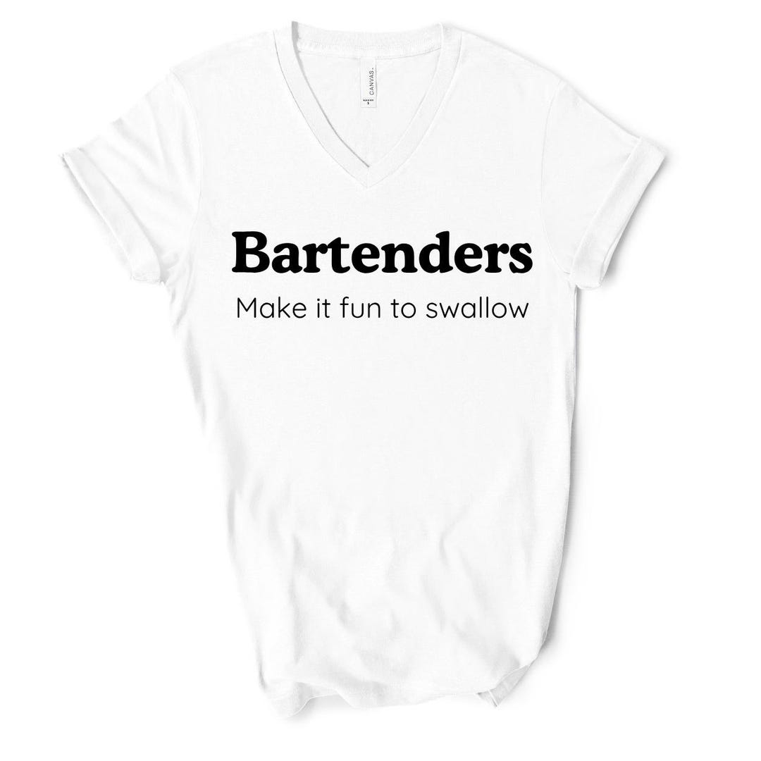 Bartenders Make It Fun to Swallow Digital Download - Etsy