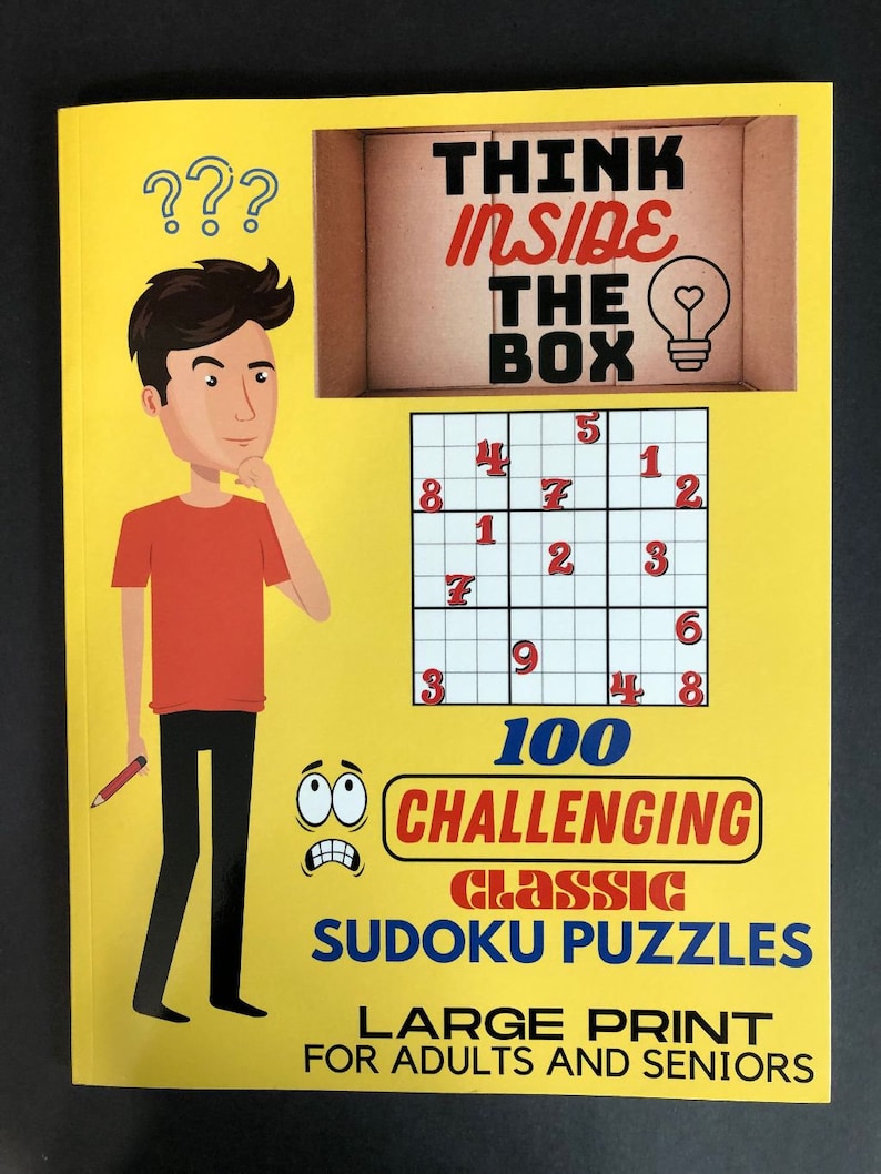 Think Inside the Box - 100 Challenging Classic Sudoku Puzzles, Large ...