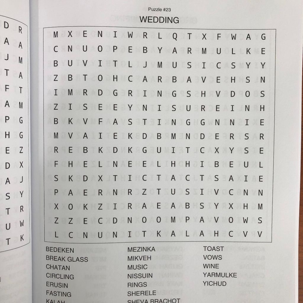 The (not Just for Jews!) Jewish Word Search Puzzle Book - Etsy