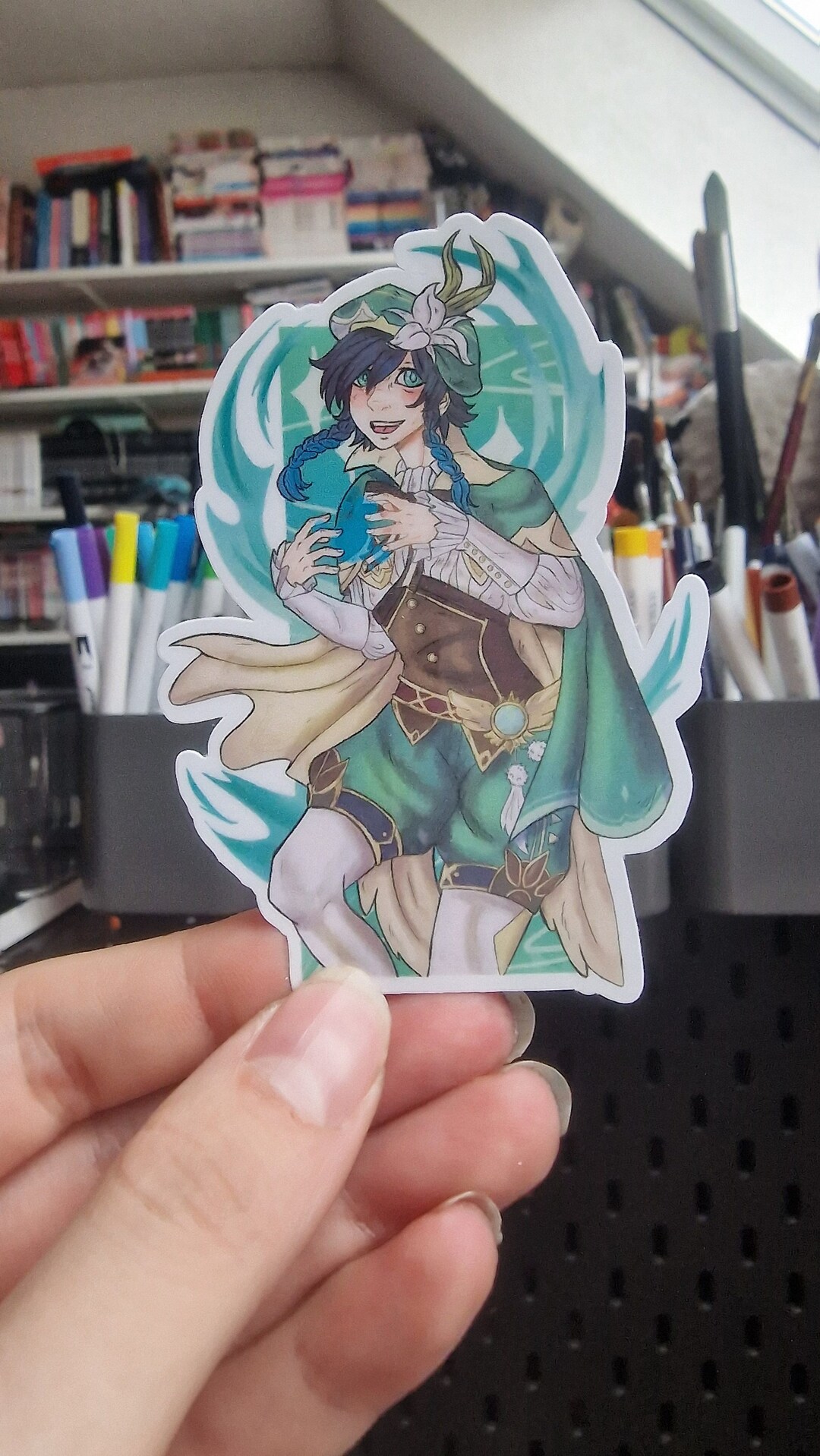 Genshin Impact Anemo God Venti Sticker - Etsy