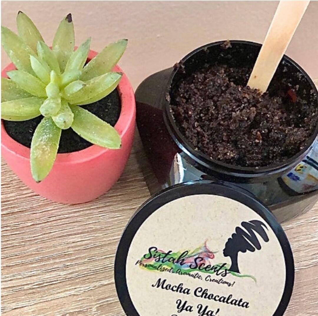 Black Owned All Natural Coffee Body Scrub, Choose Your Own Scents - Etsy