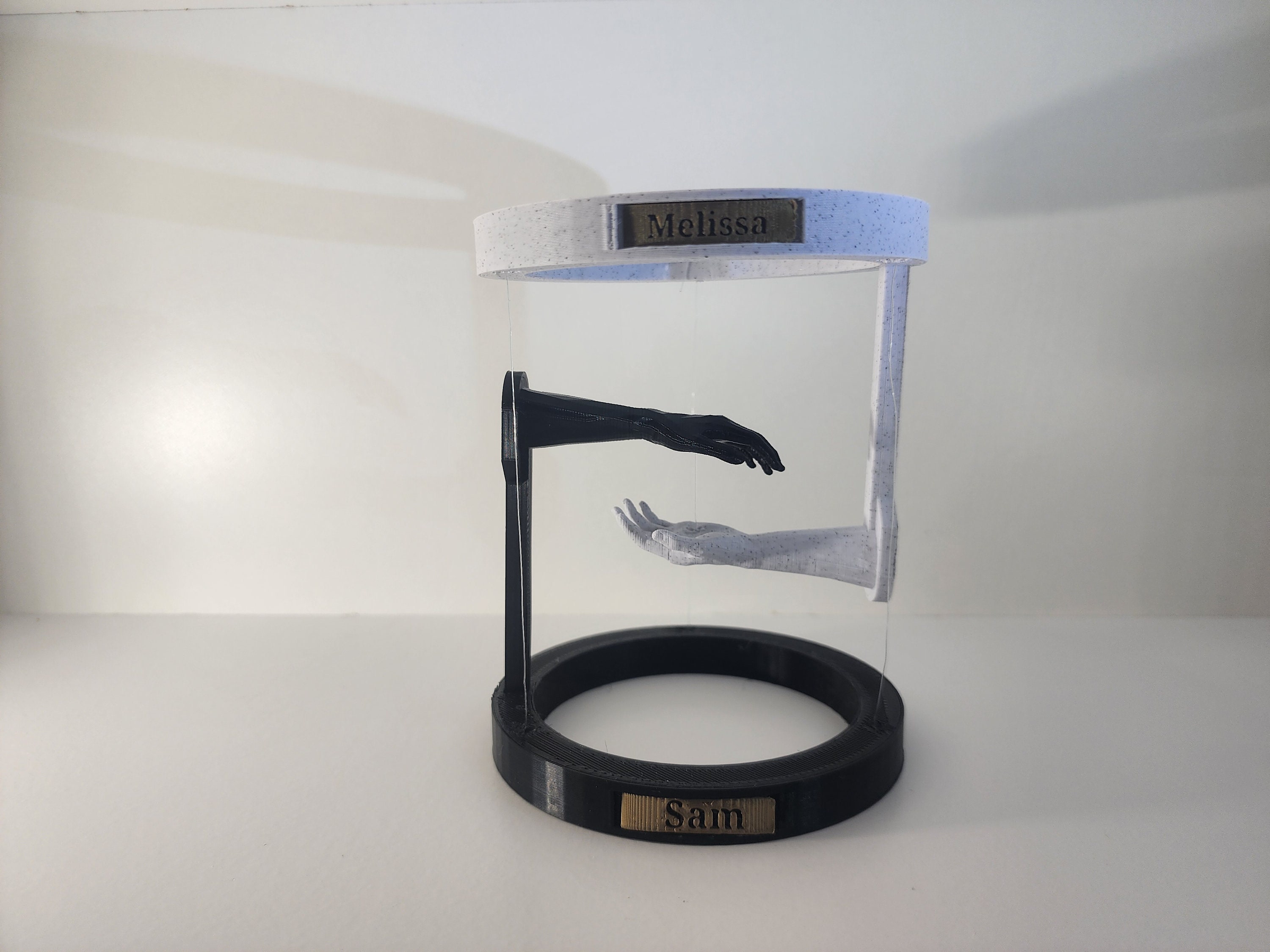 Personalized Floating Hands Tensegrity Model - Etsy