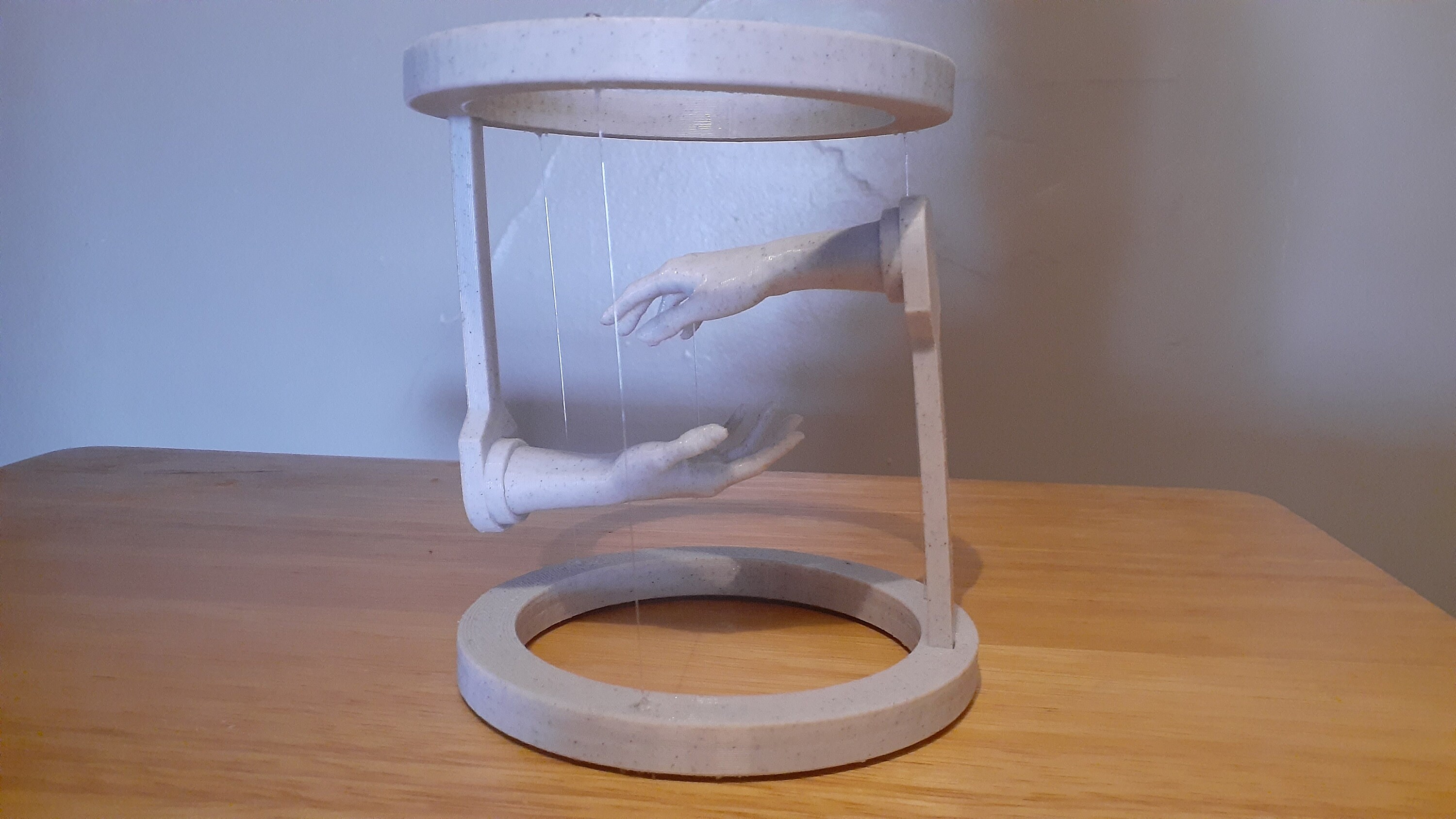 Floating Hand Tensegrity Model - Etsy UK