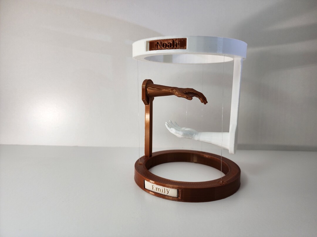 Personalized Floating Hands Tensegrity Model - Etsy