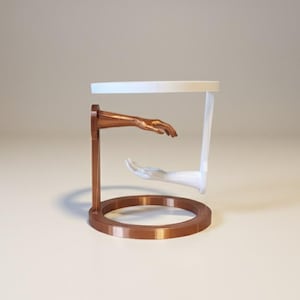 Gravity Defying Desk Toy, Floating Tensegrity Sculpture, Optical ...
