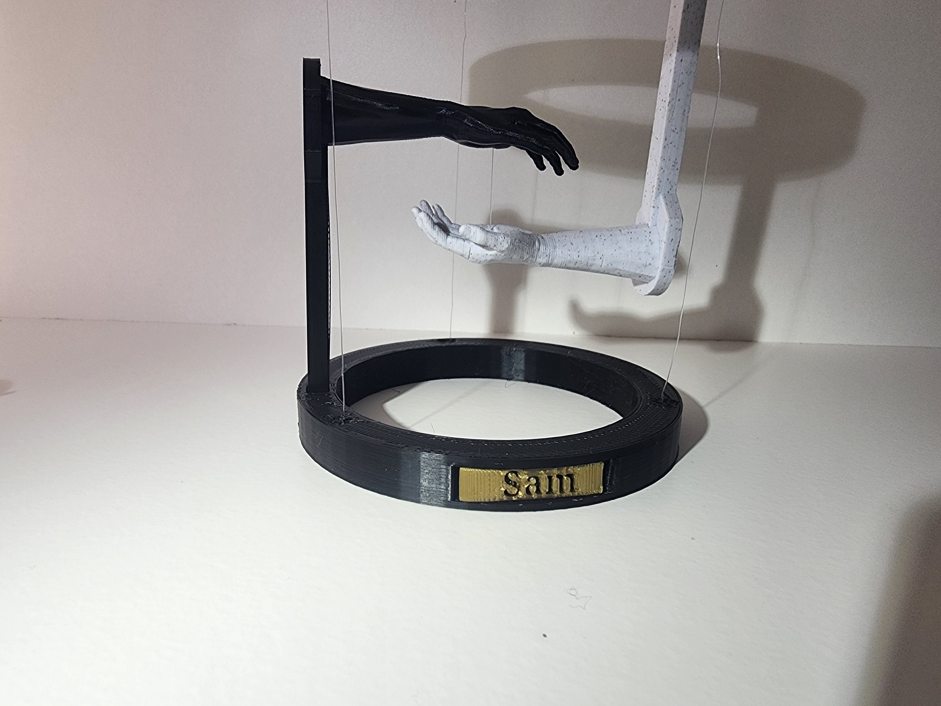 Personalized Floating Hands Tensegrity Model - Etsy