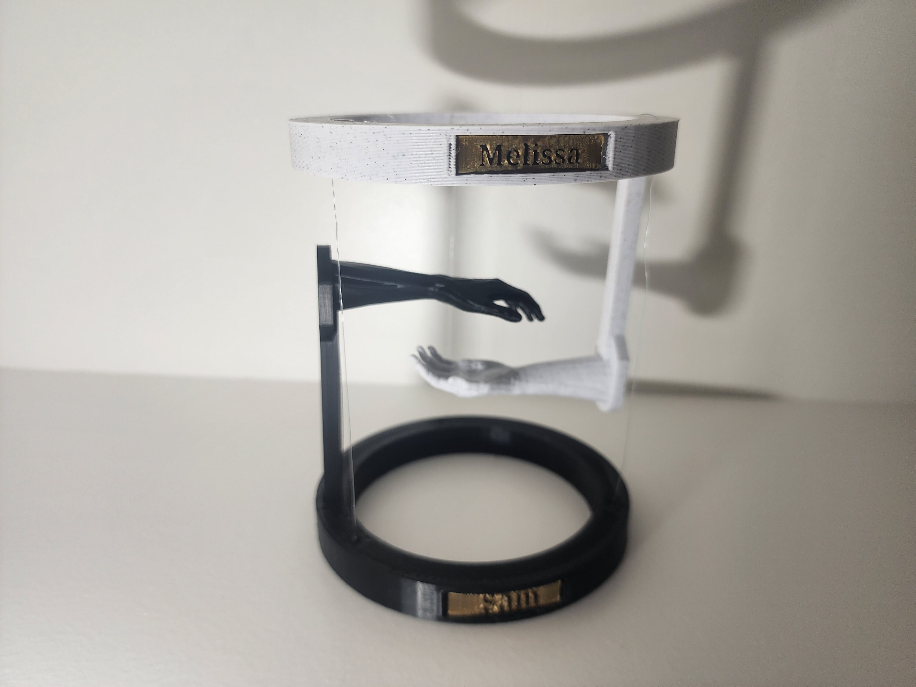 Personalized Floating Hands Tensegrity Model - Etsy