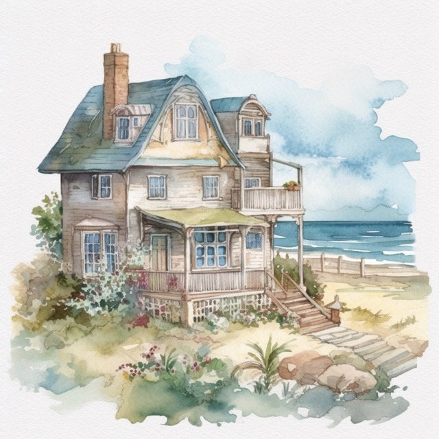 Beach House Color Sketches