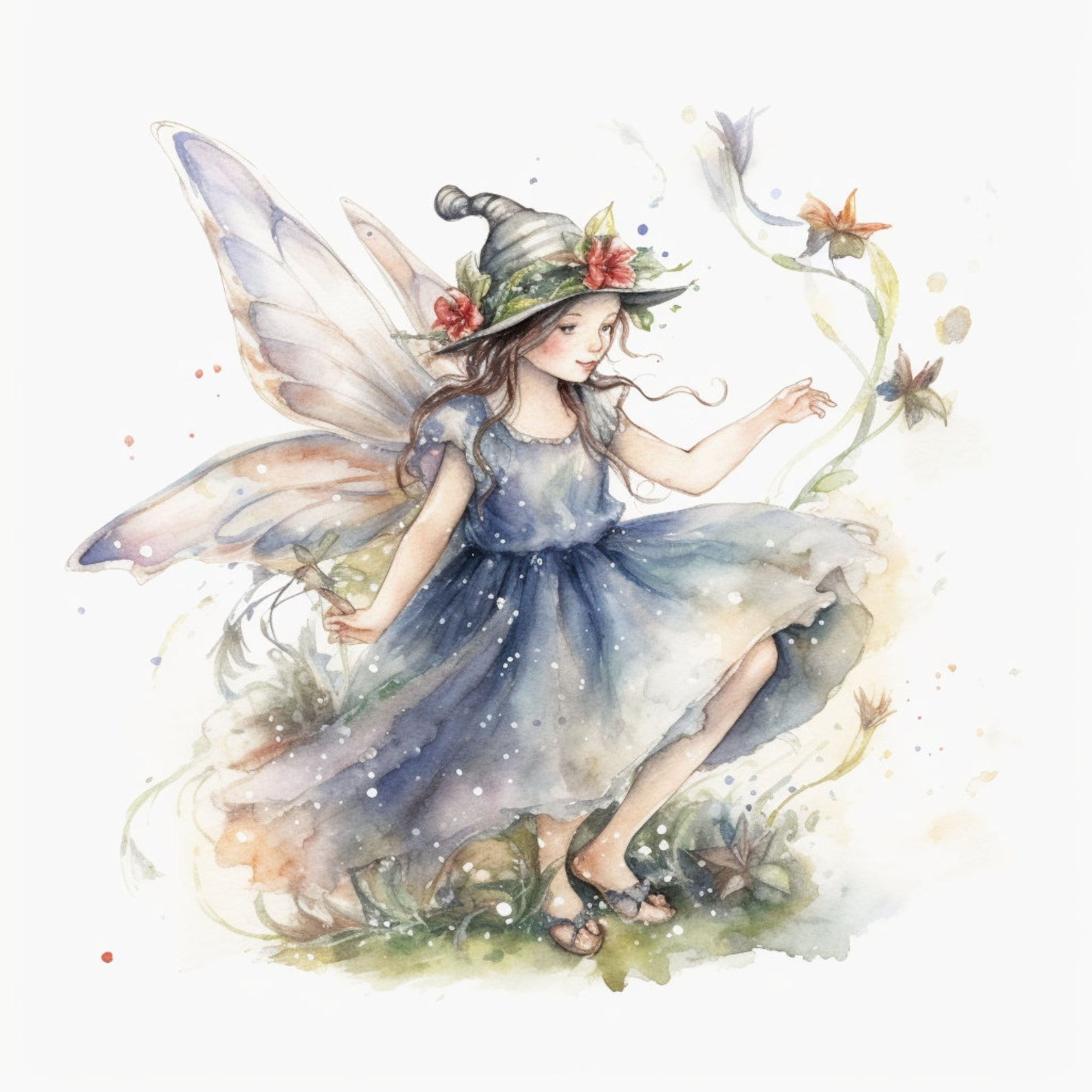 Magical Fairy Clipart 8 High Quality JPG Art Digital Download - Etsy