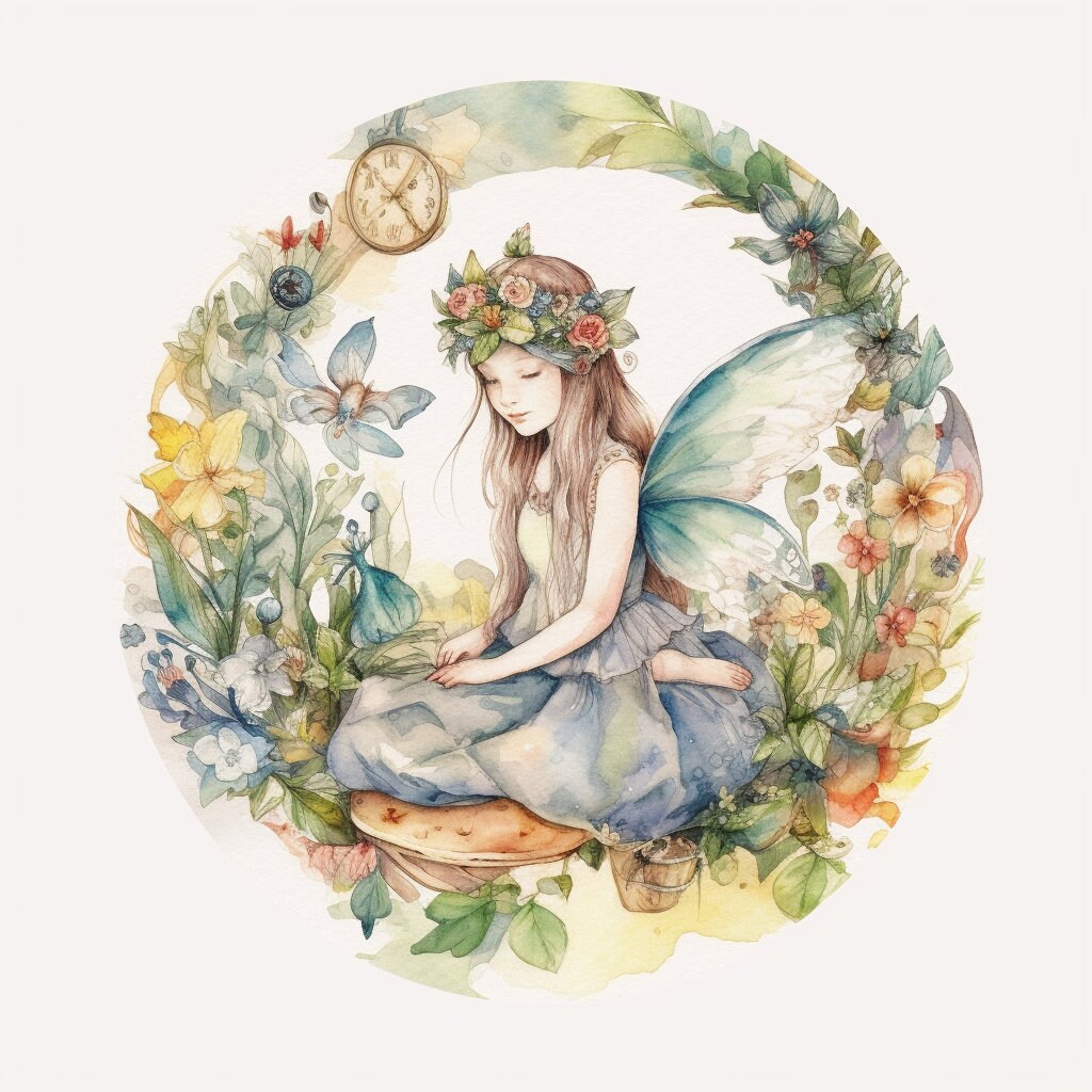 Magical Fairy Clipart 8 High Quality JPG Art Digital Download - Etsy