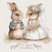 Bunny Rabbit Groom and Bride Wedding Clipart 8 High Quality JPG ...