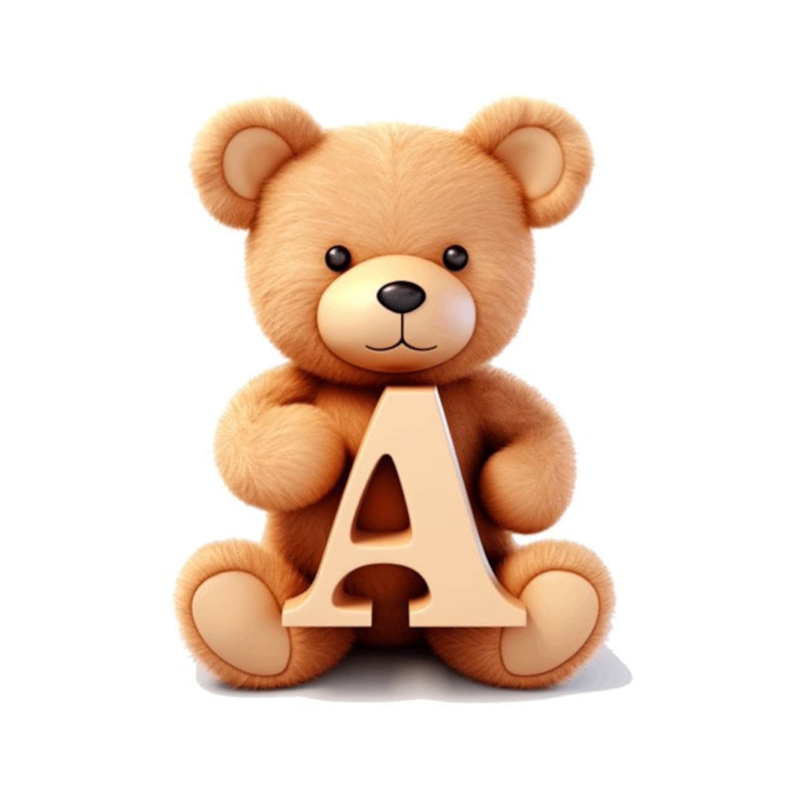 Letter a Teddy Bear Clipart 4 PNG Card Making Paper Crafts Collage Junk ...