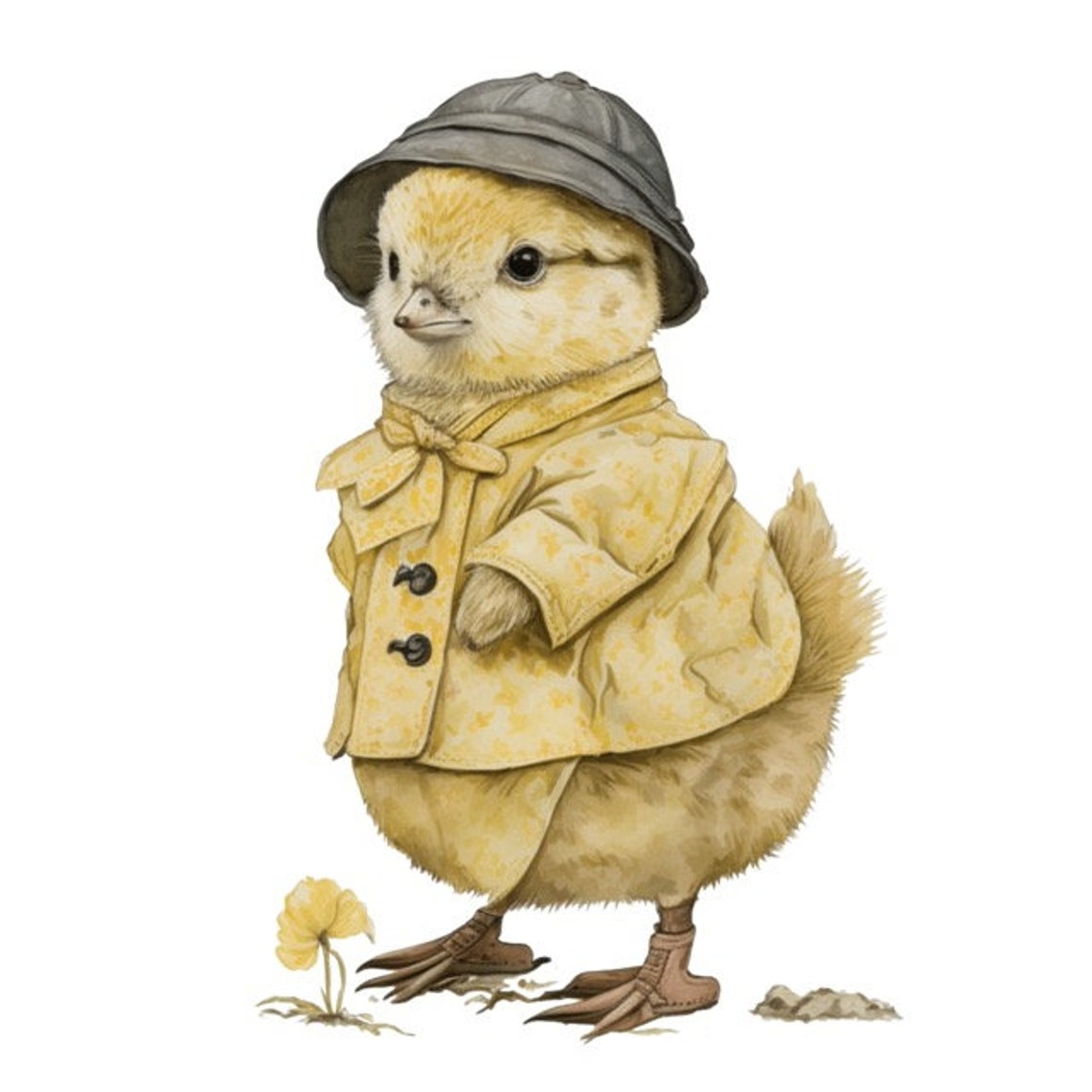 Cute Chick Chicken Clipart Clip Art 4 PNG Format Instant Download for ...