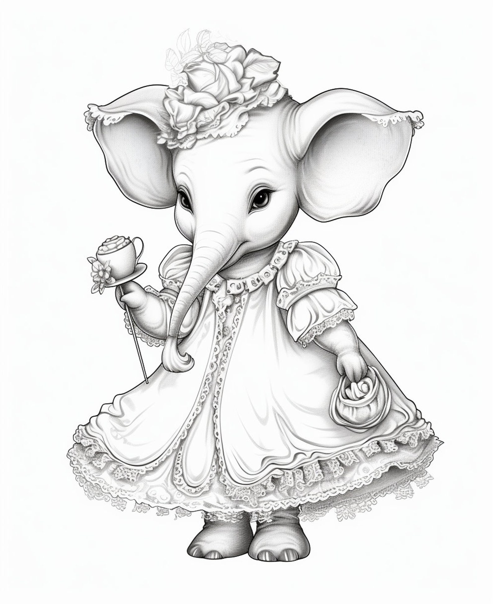 Children's Coloring Book 50 PAGES Kids Ages 4-8: - Etsy