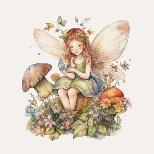 Magical Fairy Clipart 8 High Quality JPG Art Digital Download - Etsy