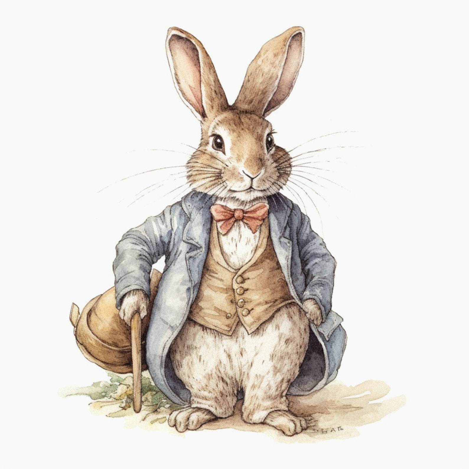 Bunny Rabbit Alice in Wonderland Clipart 8 High Quality JPG - Etsy