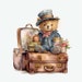 Traveling Teddy Bear Suitcase Watercolor Clipart 8 High Quality JPG ...